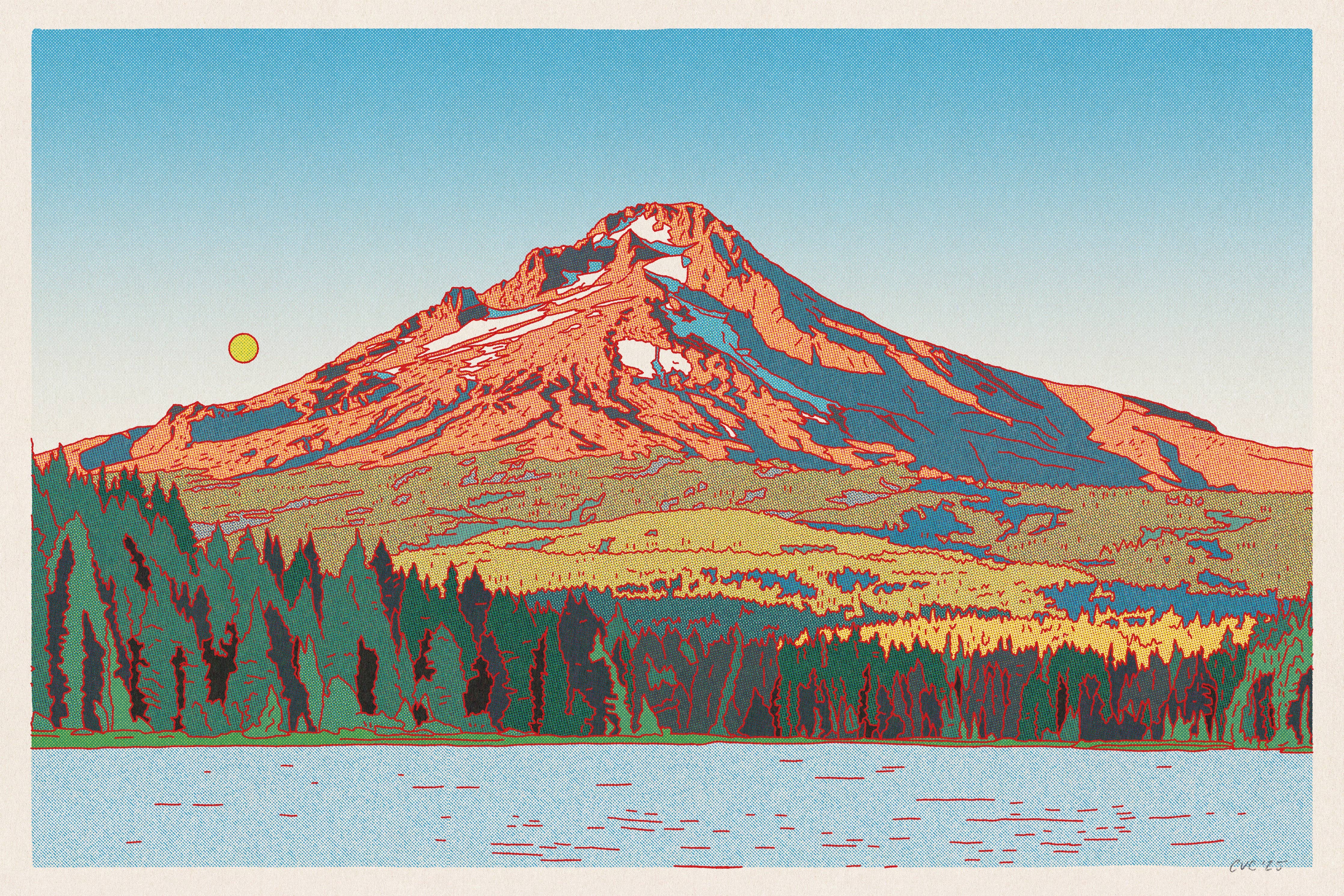 Mt. Hood Print – MST Goods