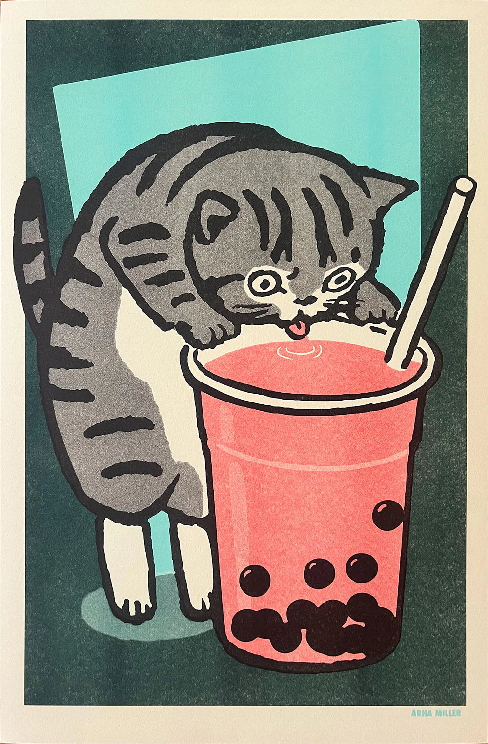 Boba Cat Poster – MST Goods